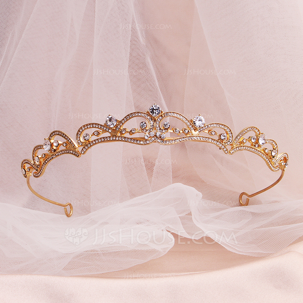 Ladies Unique Alloy Tiaras With Rhinestone (042220372) - JJ's House