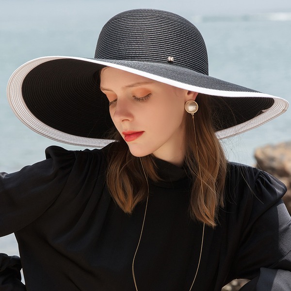 Ladies' Glamourous/Classic/Elegant/Simple/Nice Pp Beach/Sun Hats ...